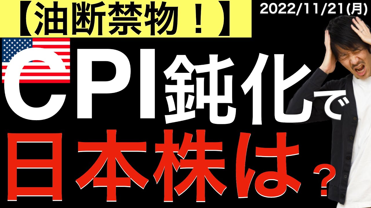 【油断禁物！】米CPIが落ち着くと日本株は上がるわけではない？ │ 金融情報のまとめ