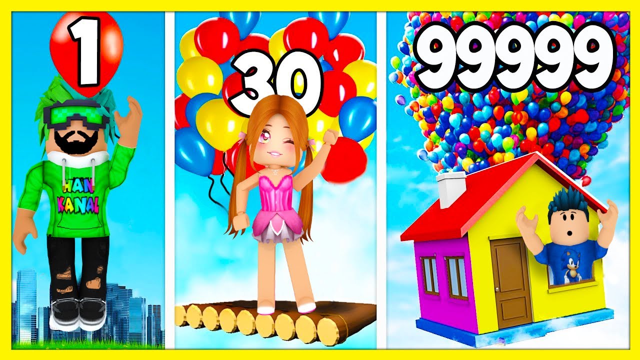 1 BALON vs 99999 BALON ROBLOX Balloon Simulator! KÜBRA NİSA HAN KANAL ...