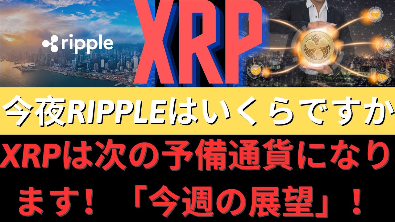 XRPは次の予備通貨になります！何か大きなものが見えます！XRP一応1ドルから行こう！リップル今日+12％上昇？ 「今週の展望」！ 今日のXRPニュース！- BTC XRP │ 金融情報のまとめ