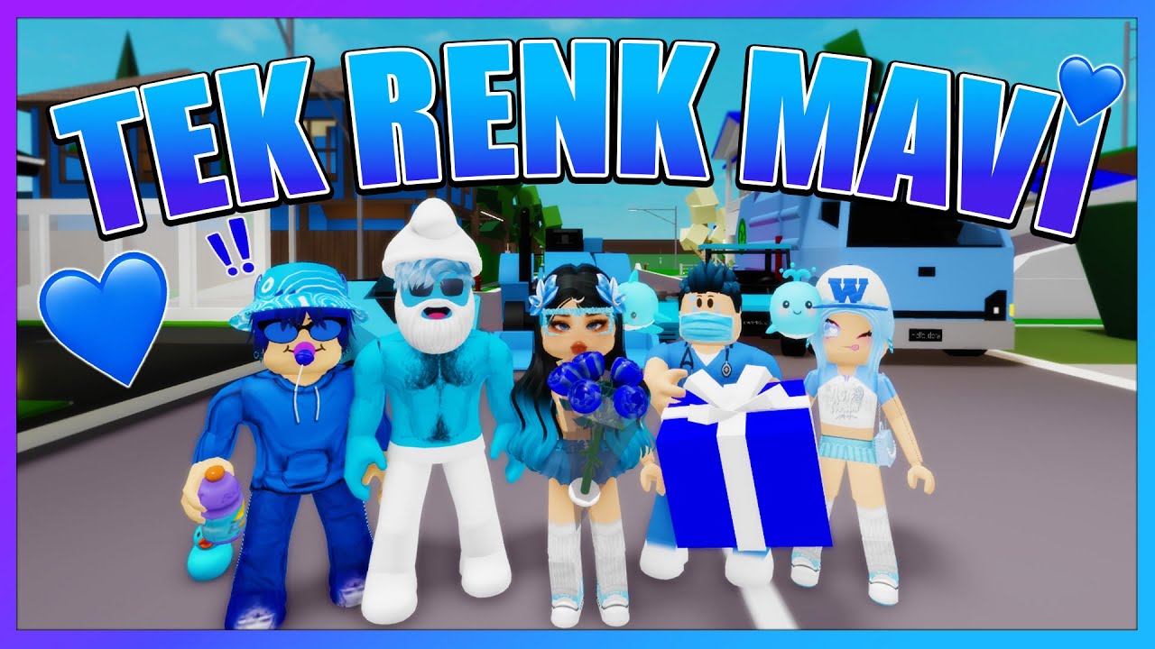24 SAAT BOYUNCA TEK RENK MAVİ ROBLOX BROOKHAVEN KÜBRA NİSA HAN KANAL │ 金融情報のまとめ