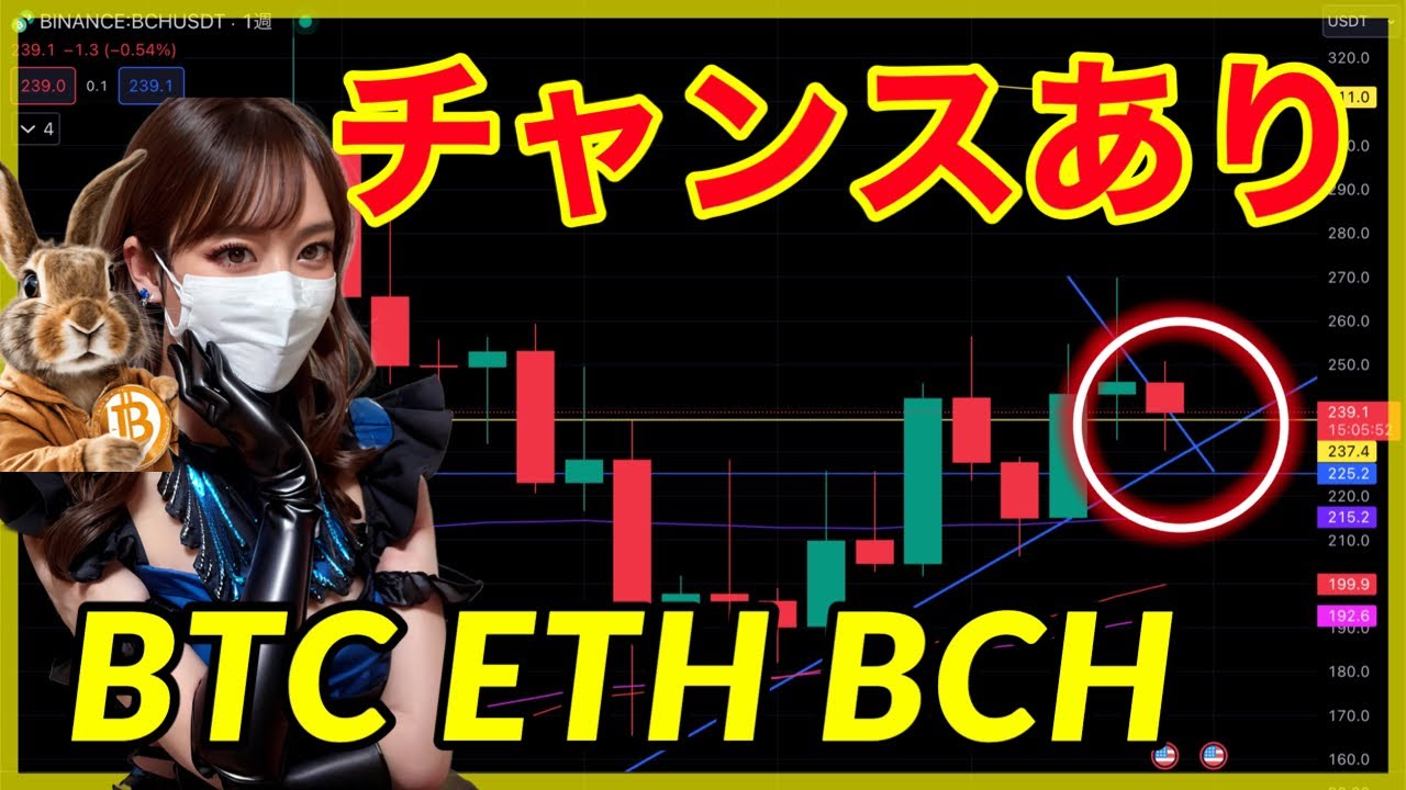 【BTC ETH BCH】テクニカル徹底分析 バイナンスジャパン移行への注意喚起も！ │ 金融情報のまとめ